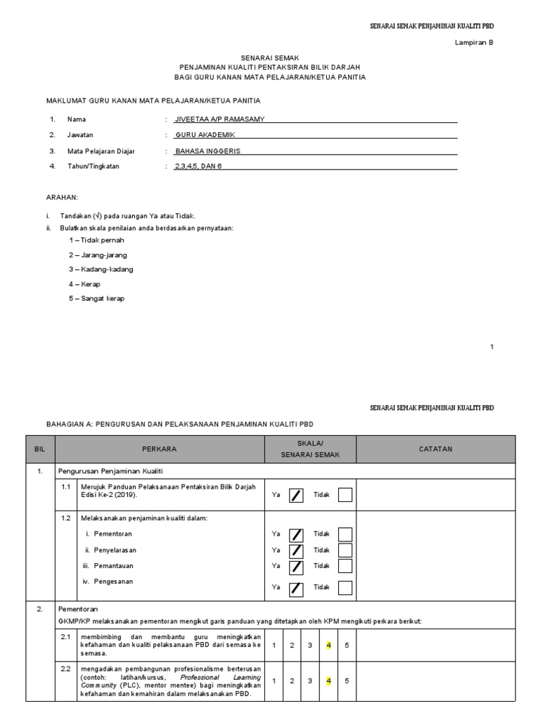 Lampiran B Sejarah | PDF