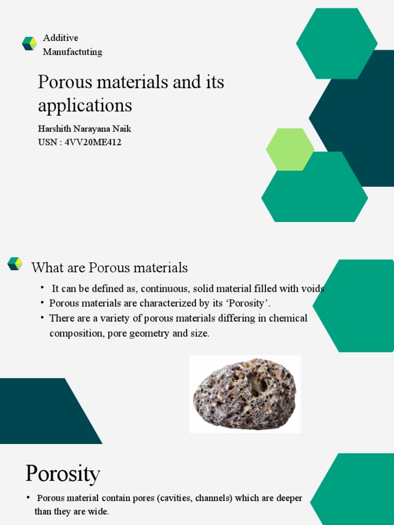 Porous Materials and Its Applications | PDF