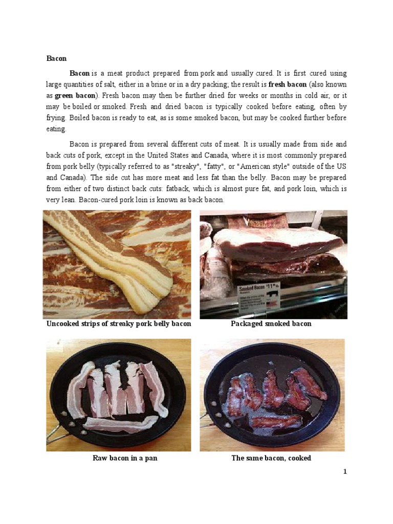 Bacon 1 | PDF | Grilling | Bacon