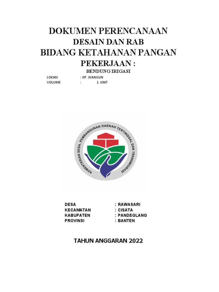 Rab Bendung Embung Rev.1 Ok | PDF