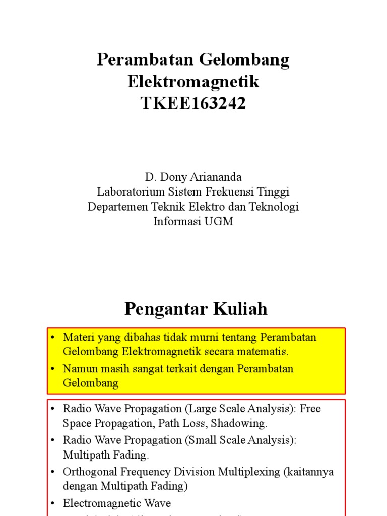 01-Large Scale Analysis (Propagation Model) | PDF 01-Large Scale Analysis (Propagation Model) | PDF