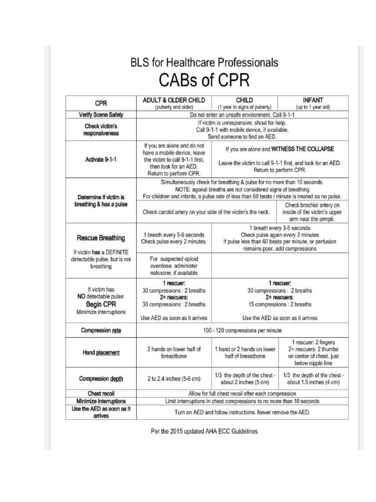 CPR BLS | PDF