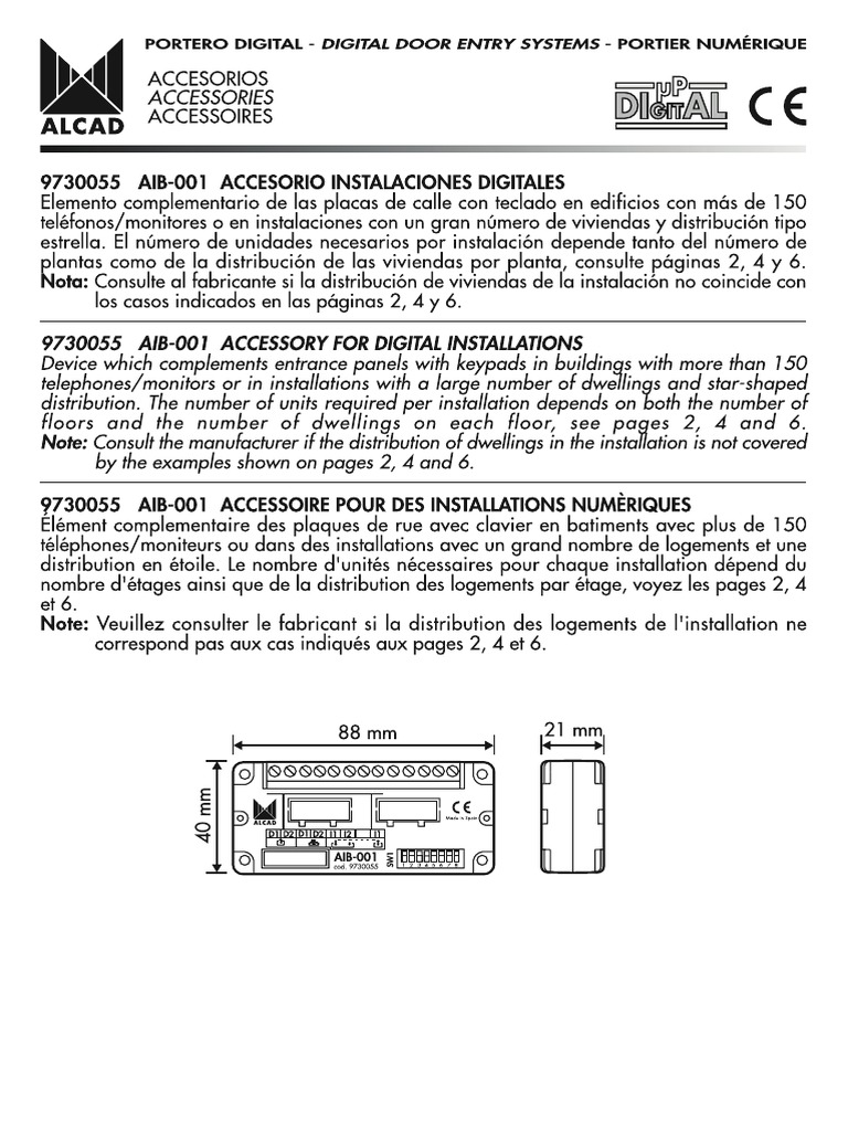Full Manual For Aib-001 | PDF
