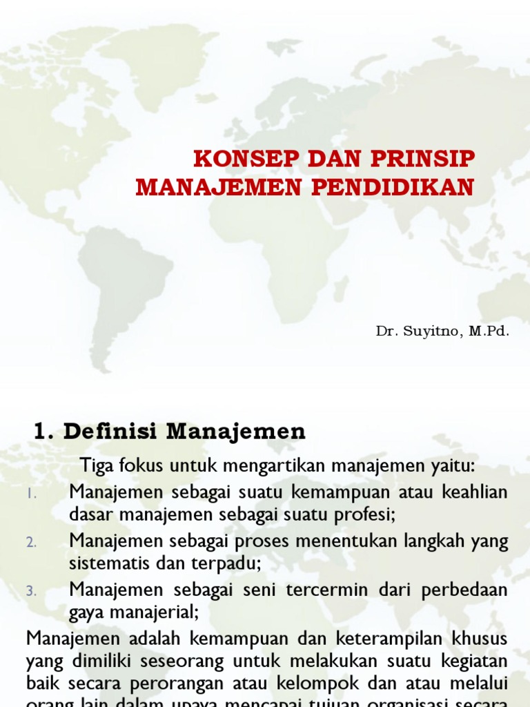 Konsep Manajemen Pendidikan Pdf