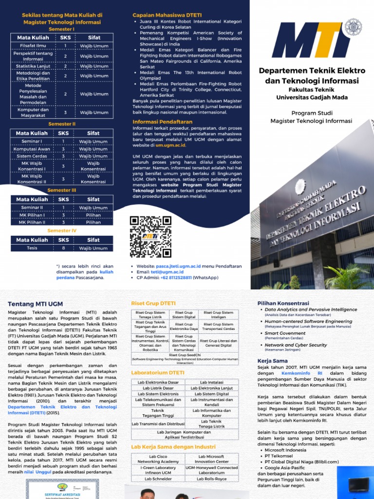 Brosur Mti Dteti Ugm 2022 | PDF