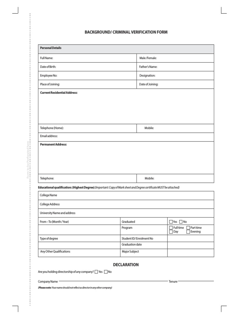 BVC Form | PDF | Temporary Work | Business