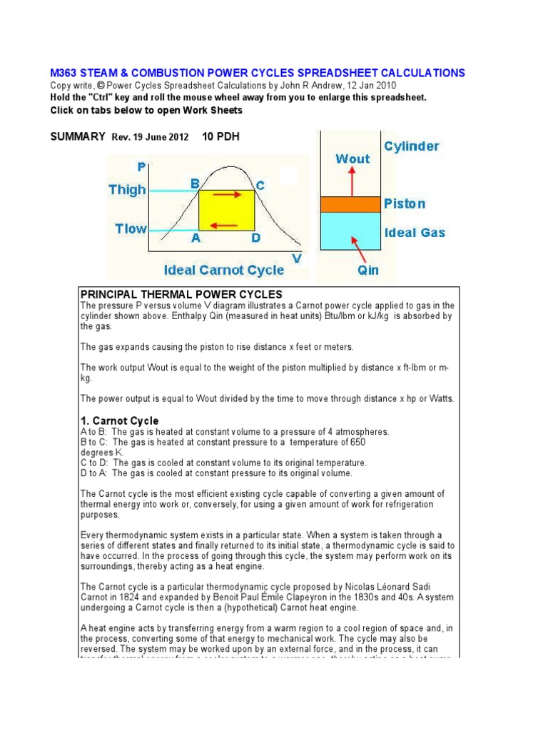 Turbine Engine Calculation | PDF | Fuel Efficiency | Internal ...