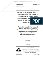 IS 4218 (Part 1) 2001 | PDF | Screw | Metalworking