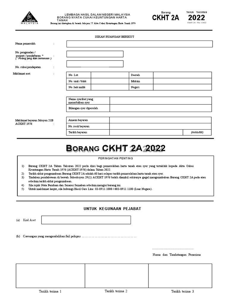 CKHT 2A Pin1 2022 | PDF