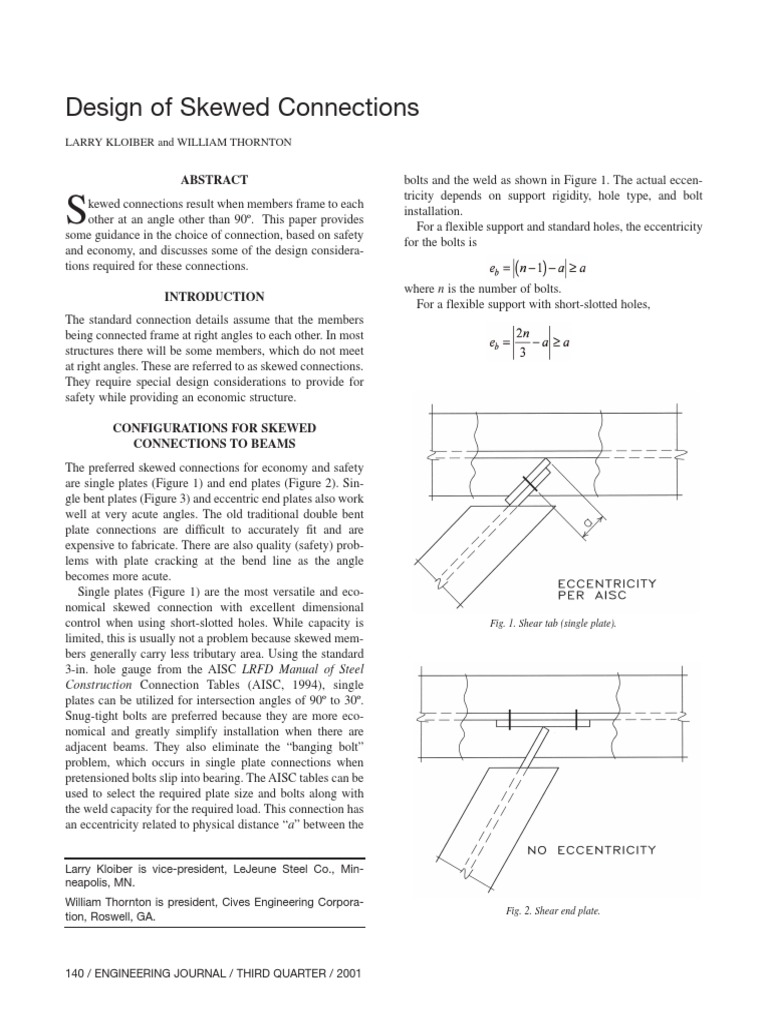 Skewed Calcs | PDF | Beam (Structure) | Angle