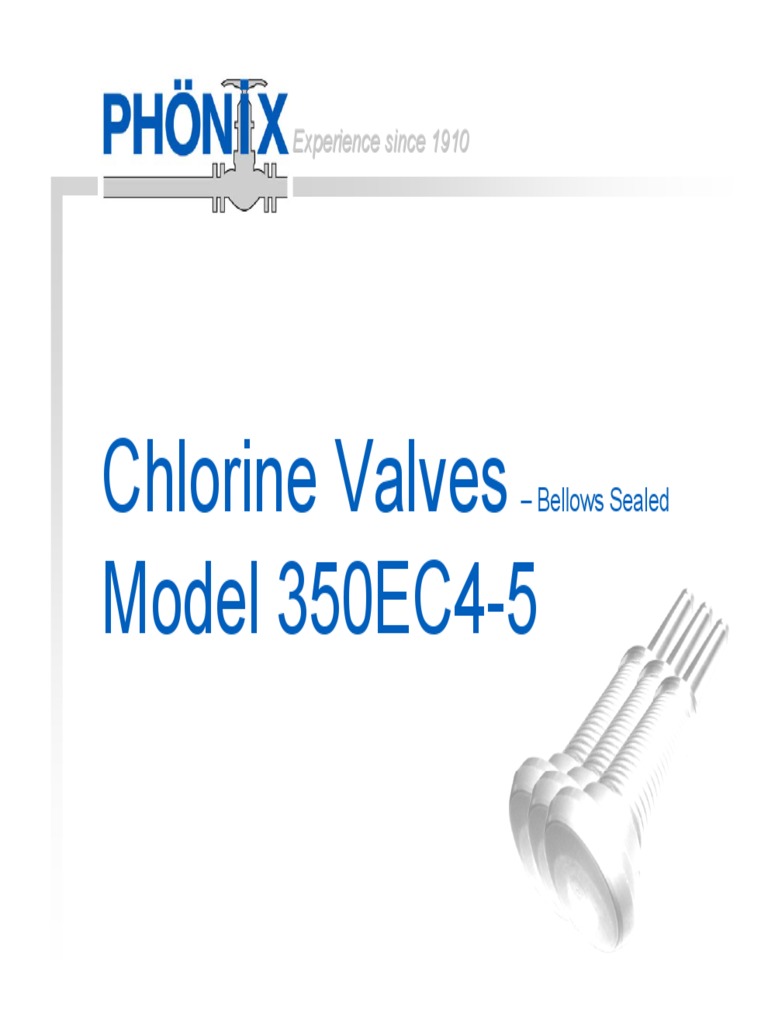 PHOENIX Chlorine Valves 350EC4 5 | PDF | Valve | Building Engineering