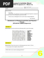 Piko: Skills & Rules for Grade 6 | PDF | Physical Education