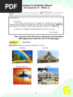 Learner's Activity Sheet: MAPEH P.E (Quarter II - Week 5-6) | PDF