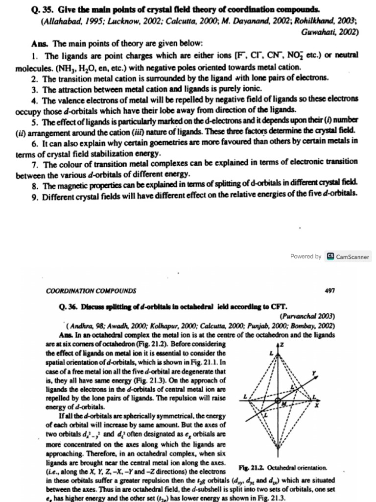 CFT (Oct, Tetra, Square) | PDF