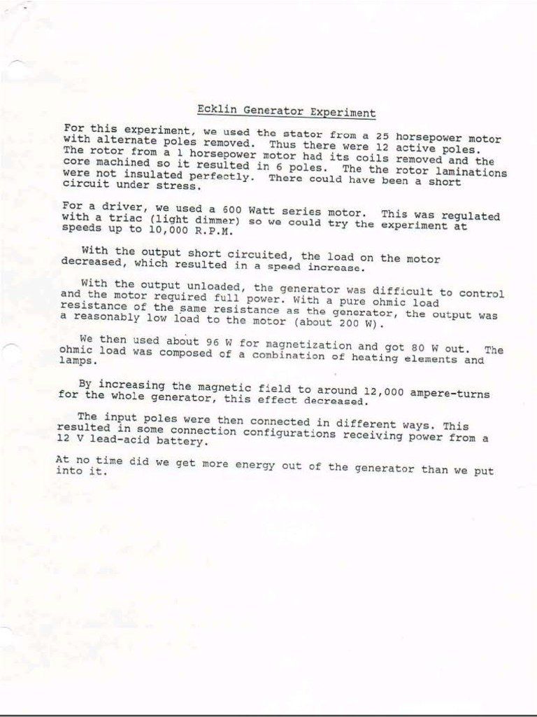33 Ecklin Generator-Ole Nilsen | PDF