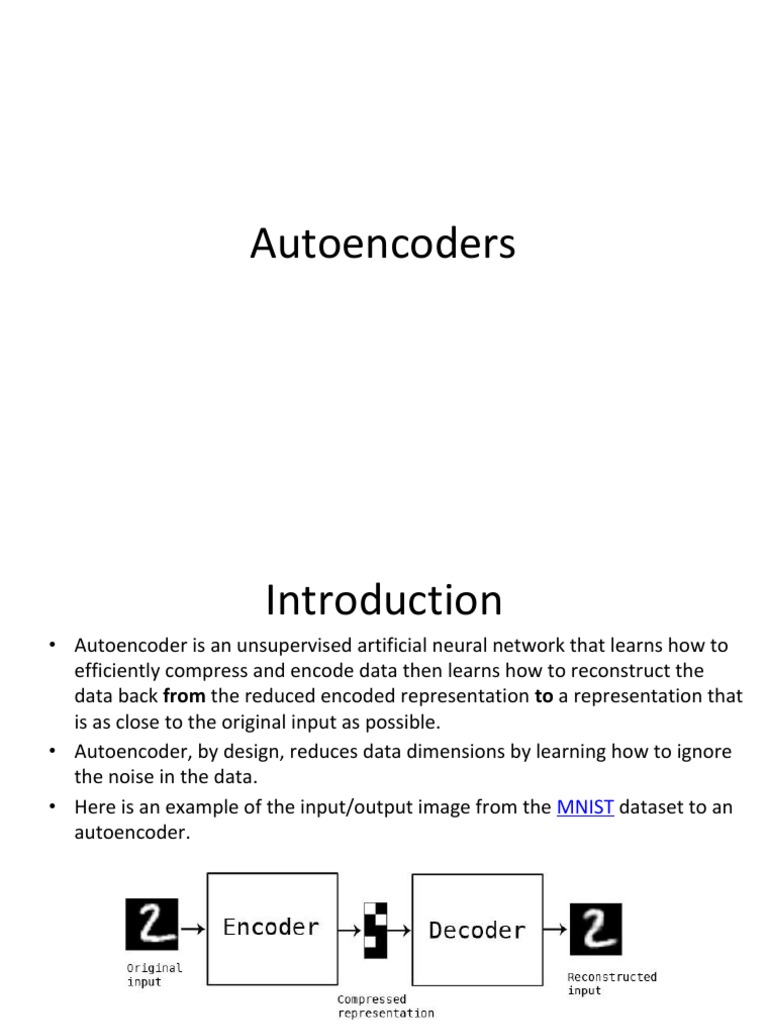 Autoencoder - Unit 4 | Download Free PDF | Applied Mathematics | Theoretical Computer Science
