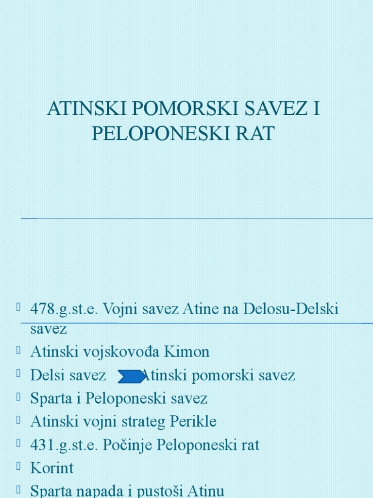 Peloponeski Rat | PDF