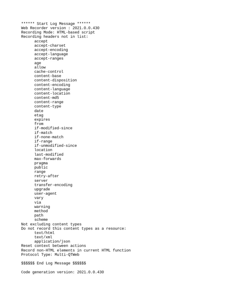 Code Generation Log | PDF | Hypertext Transfer Protocol | Software Development