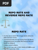 RBI Repo Rate History | PDF | Banknote Issuers | Private Sector