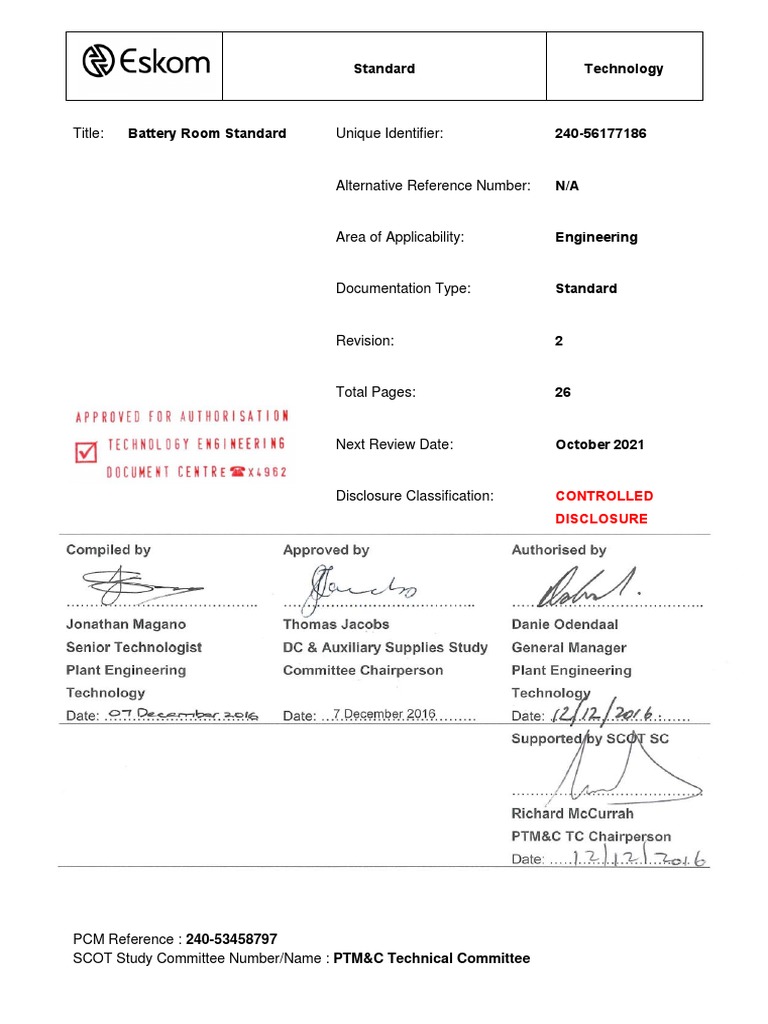 Battery Room Design and Safety Standards | PDF | Ventilation ...