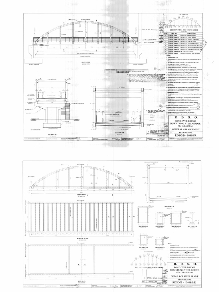RDSO BSG 44.0m SPan | PDF