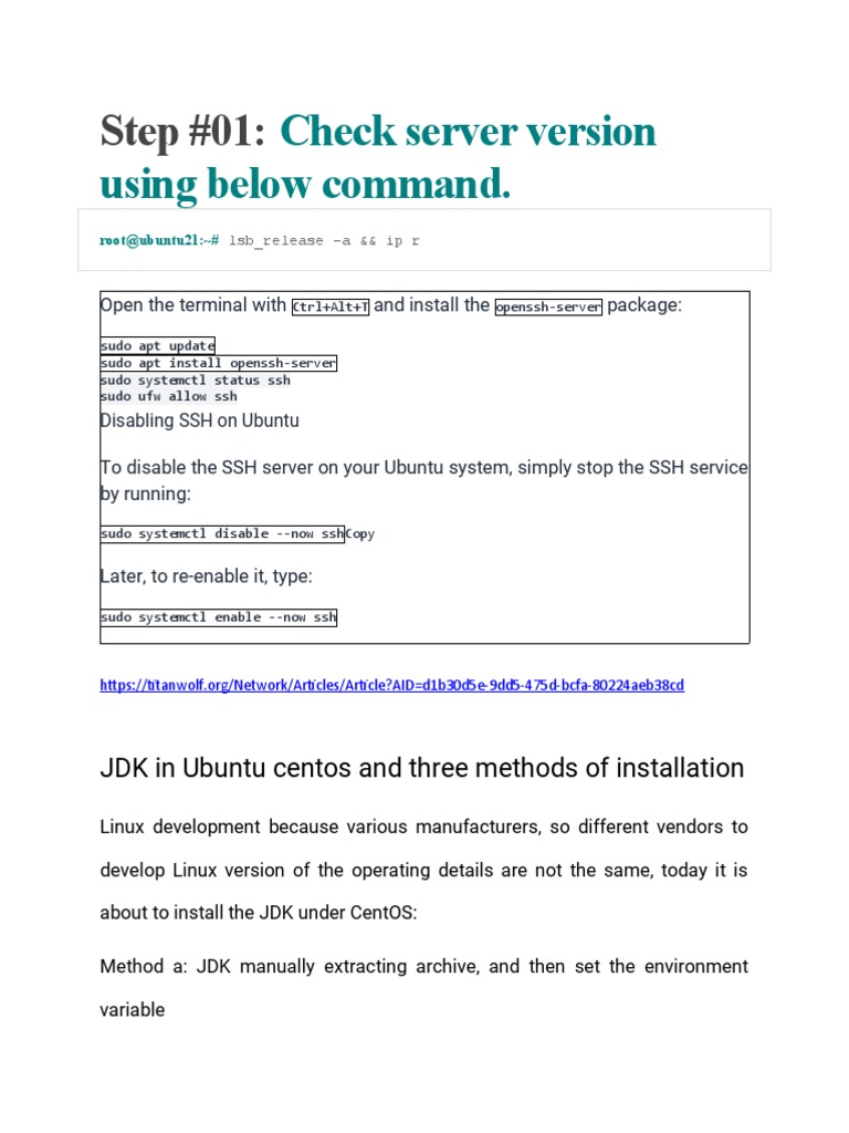 SSH JDK7 Installation | PDF | Java (Programming Language) | Java Virtual Machine