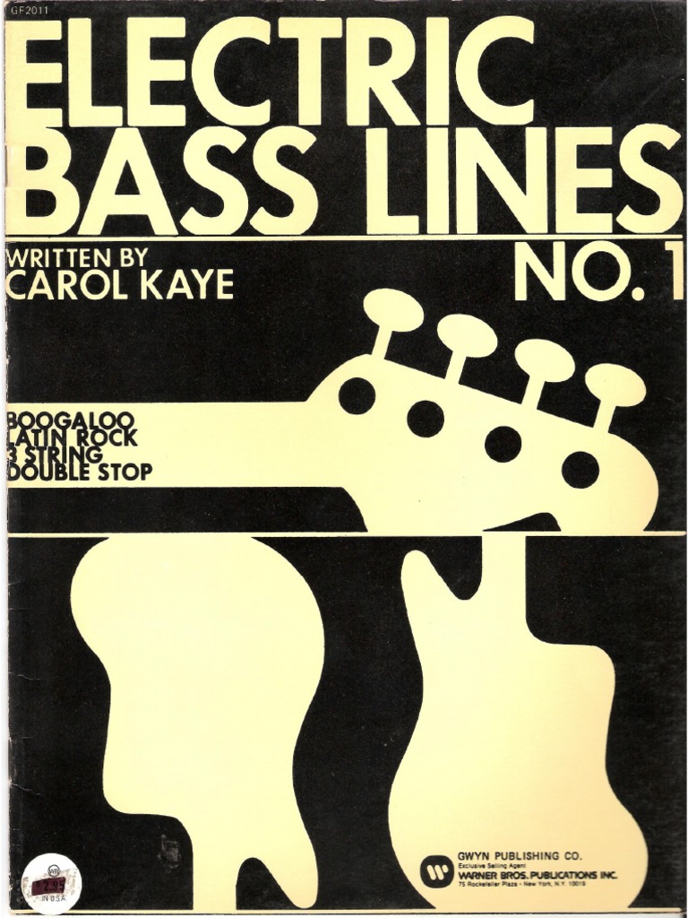 Carol Kaye - Electric Bass Lines Nro 1 | PDF
