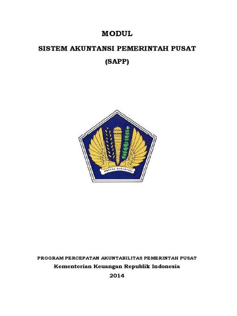 Modul Sistem Akuntansi Pemerintah Pusat (Sapp) | PDF