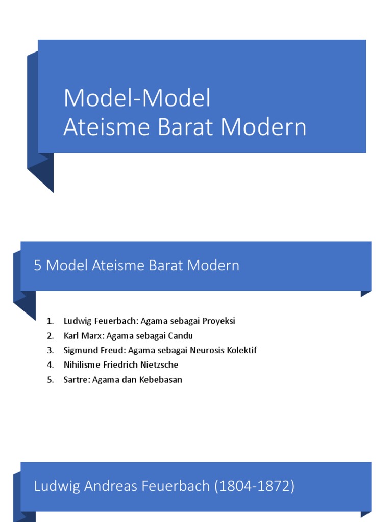 Model Ateisme Barat Modern | PDF