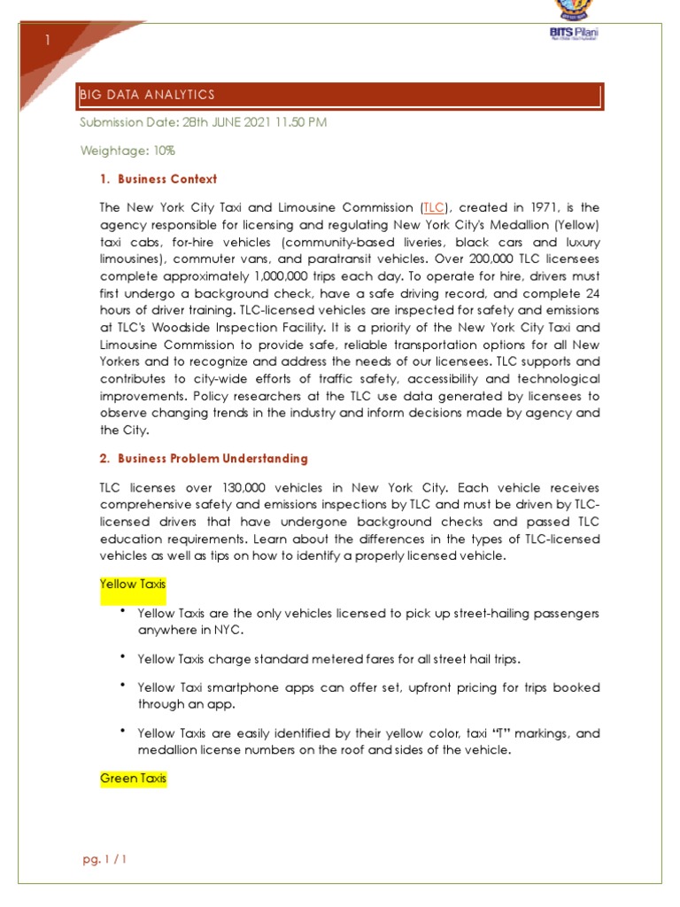2021 NS BDA Assign1 | PDF | Transport | Vehicles