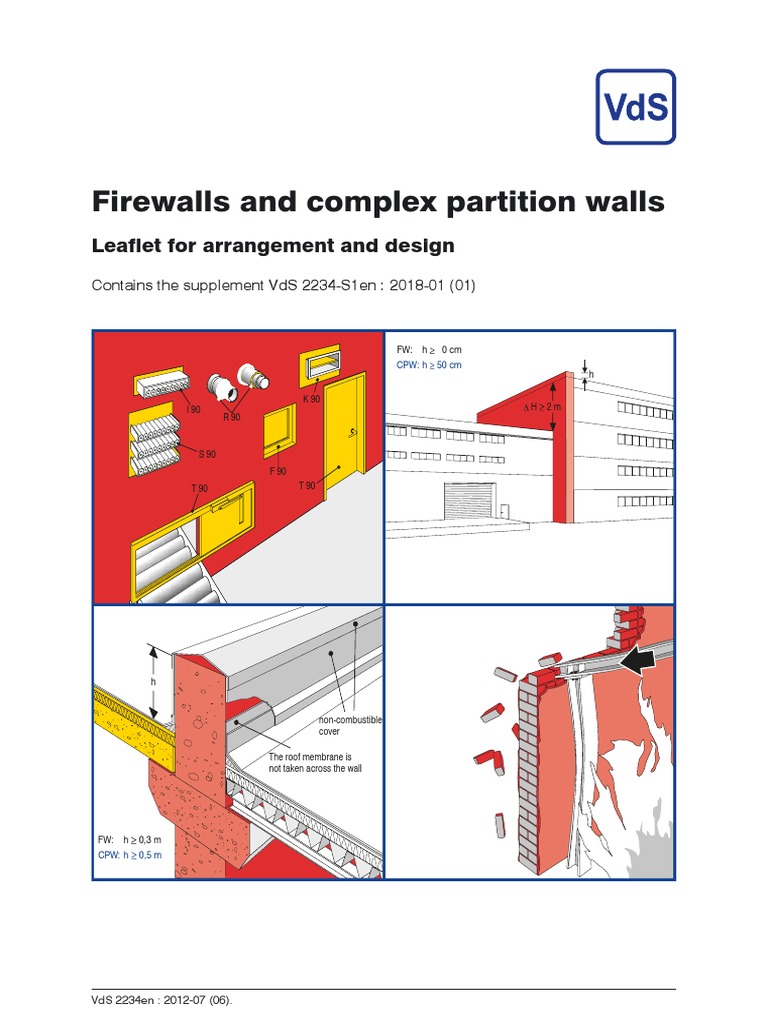 V2234EN - Low Firewalls and Complex Partition Walls | PDF | Wall | Brick