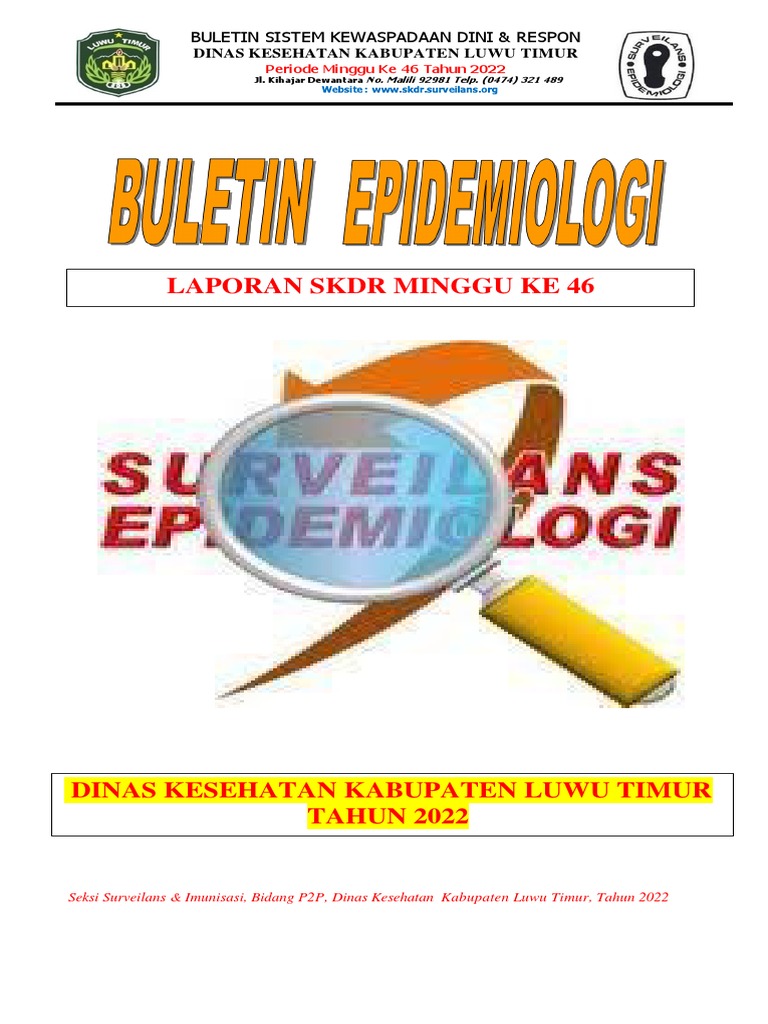 Buletin SKDR Dinkes Lutim MG 46 THN 2022 | PDF