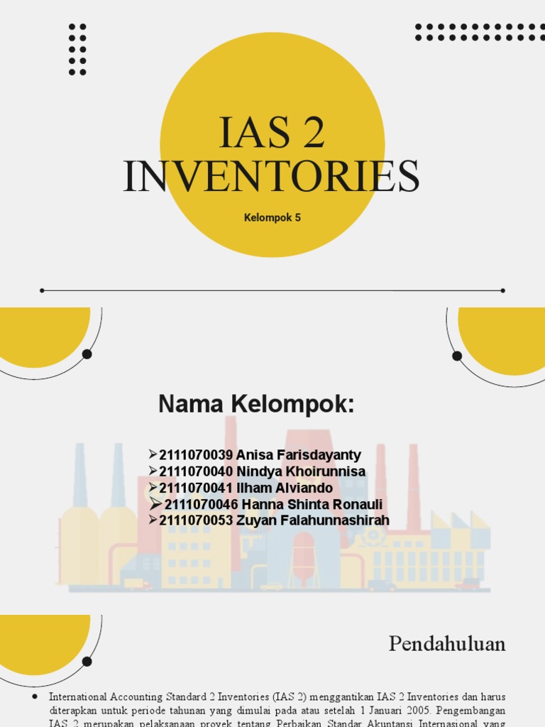 Kelompok 5 - Ias 2 Inventories | PDF