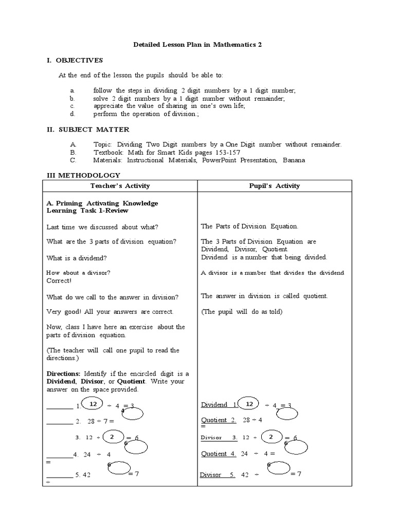 Dividing Two-Digit Numbers: Solving Word Problems Involving Equal ...