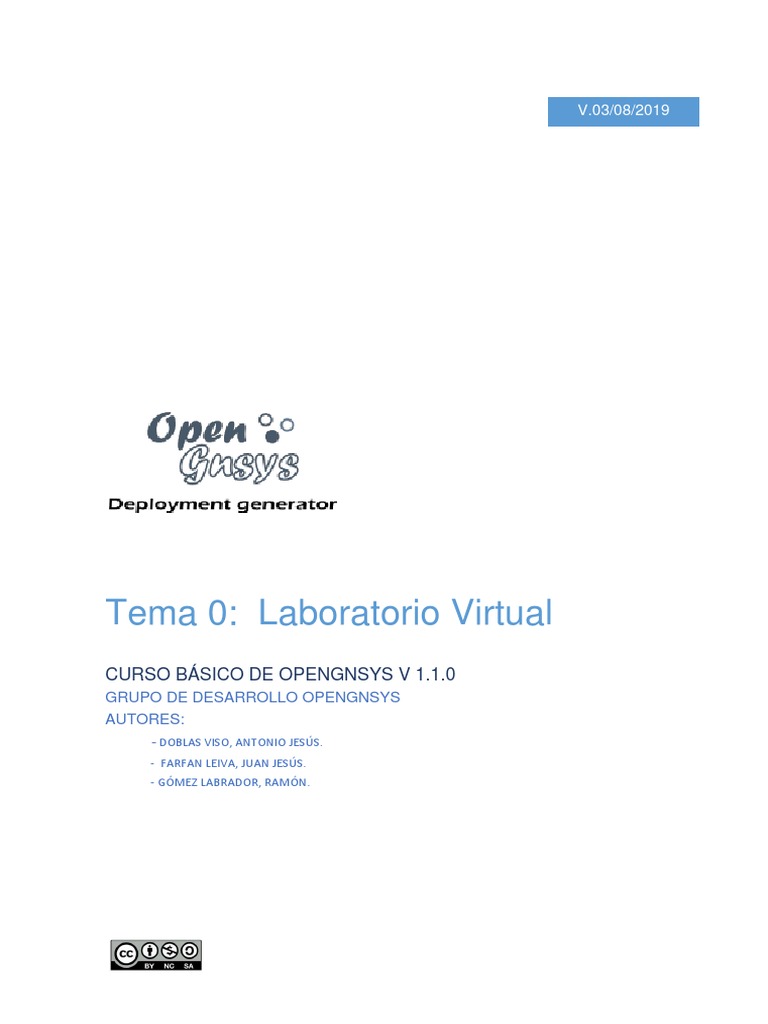 Tema0 LabVirtual 20190803 | PDF | Servidor (Computación) | Windows 10