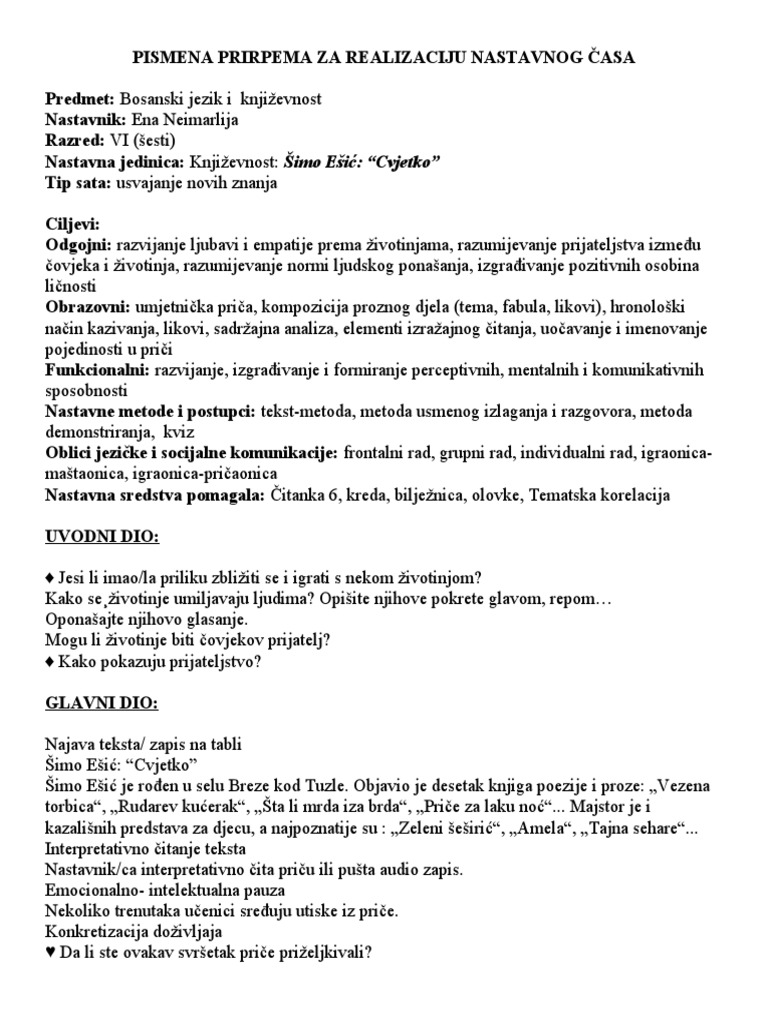 Cvjetko-Š.Ešić (Obrada) | PDF