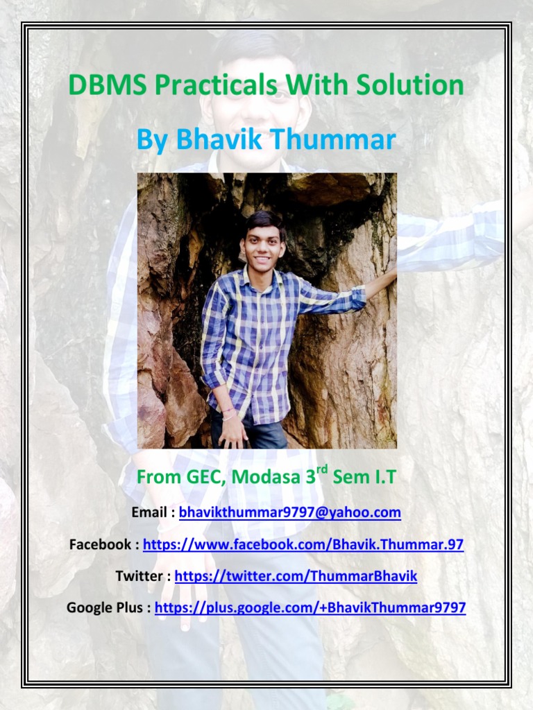 Dbms Practical 2 | Download Free PDF | Table (Database) | Computer Science Dbms Practical 2 | Download Free PDF | Table (Database) | Computer Science