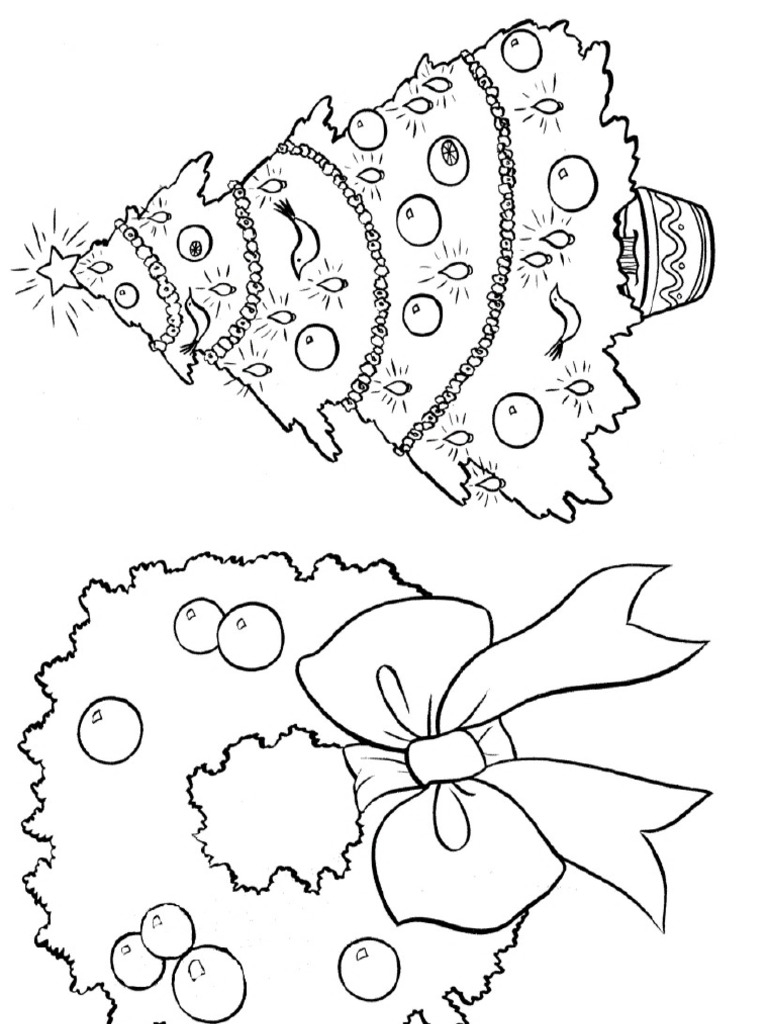 Planse de Colorat Craciun | PDF