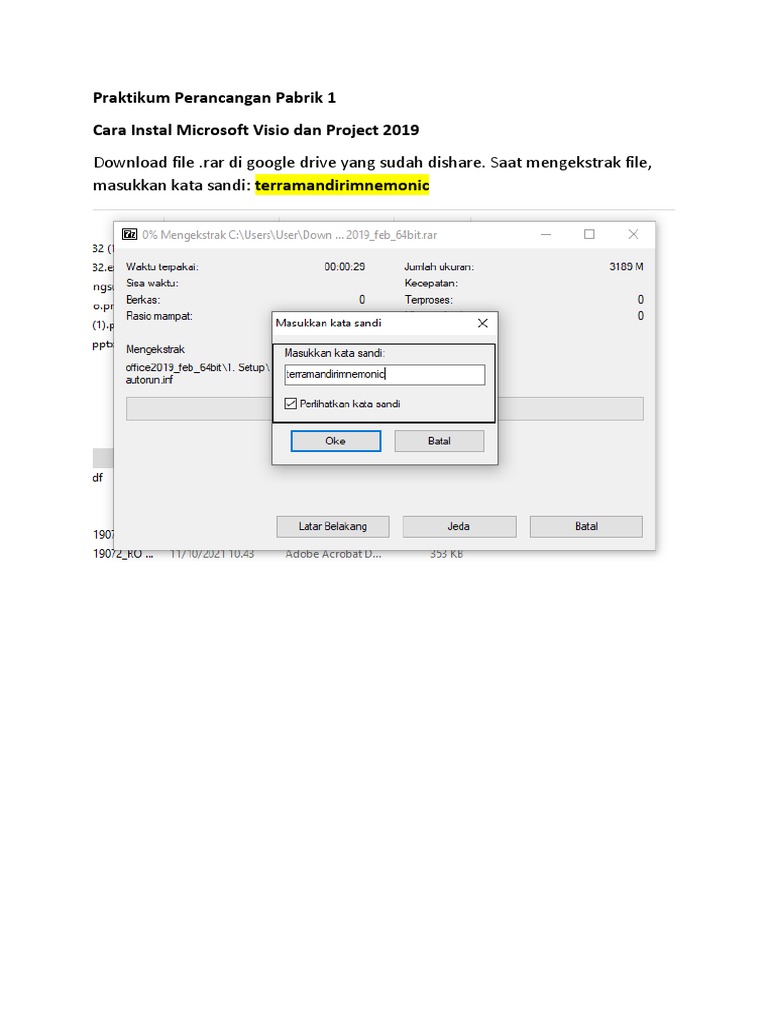 Installasi Ms. Visio Dan Project-1 | PDF