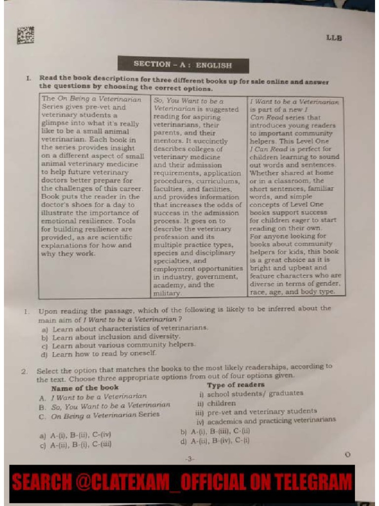 Ailet Exam Ailet 2022 Question Paper 220626 121841-Compressed | PDF