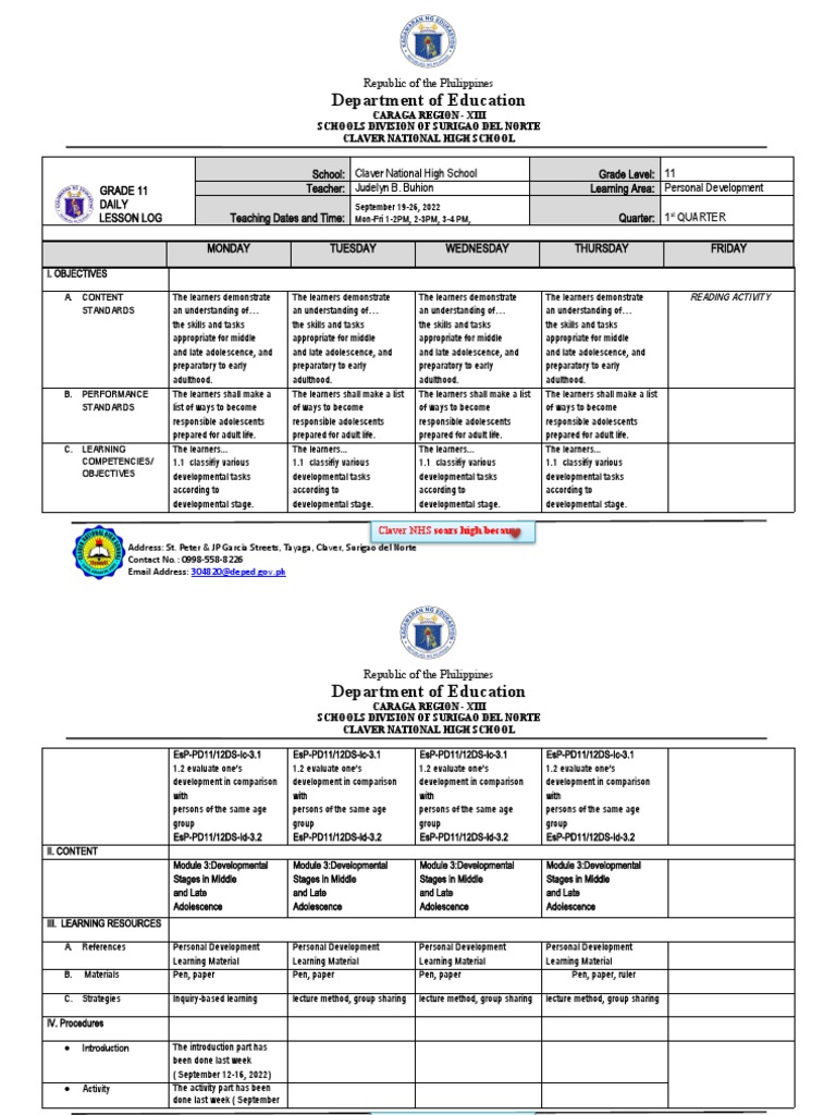 Perdev DLL Q1 WK4 | PDF
