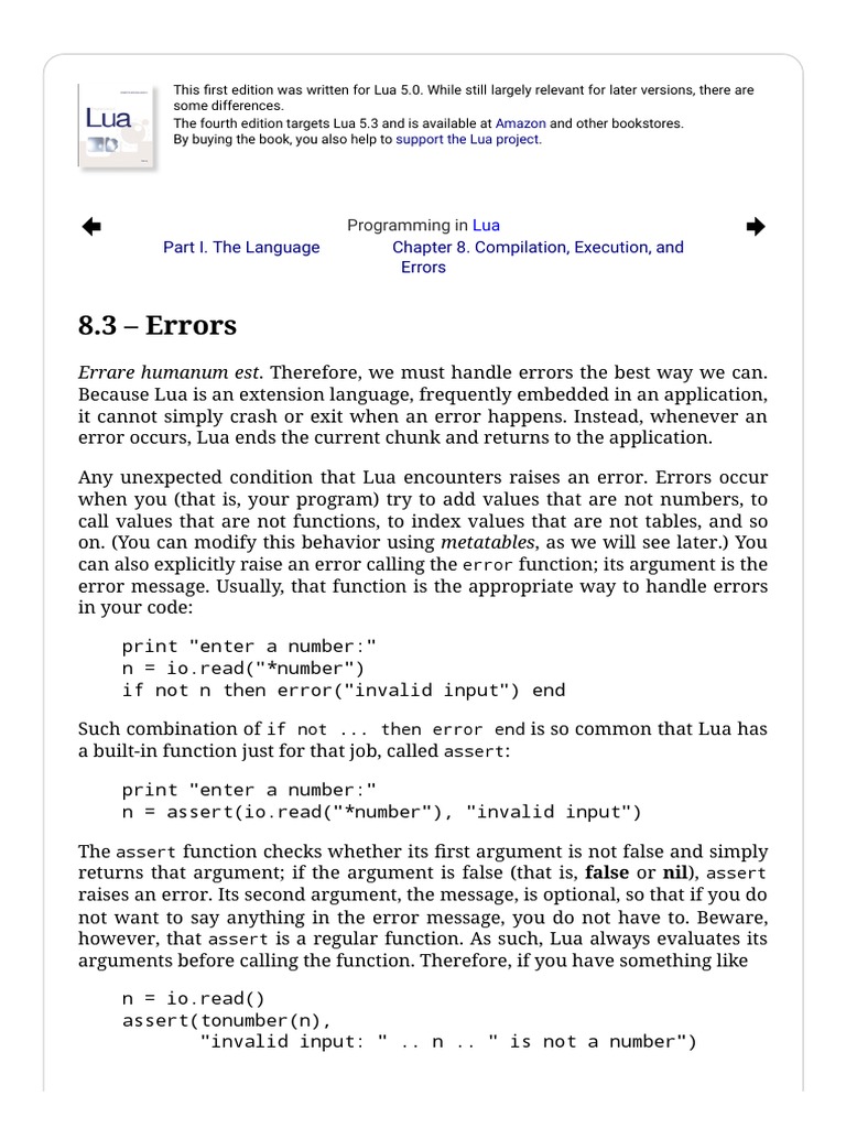 Programming in Lua - 8.3 | Download Free PDF | Subroutine | Function (Mathematics)