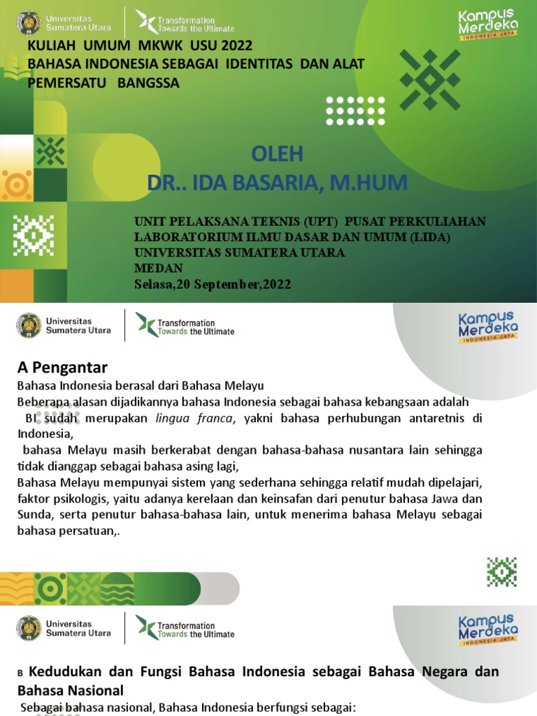 Presentasi Ibu Ida | PDF