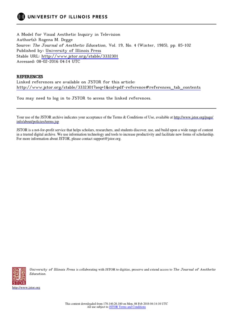 Visual Aesthetics | PDF | Aesthetics | Experience