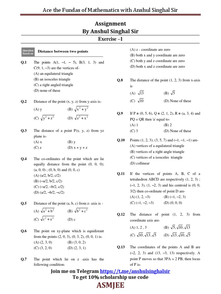 3 D Practice Booklet Pdf Triangle Plane Geometry