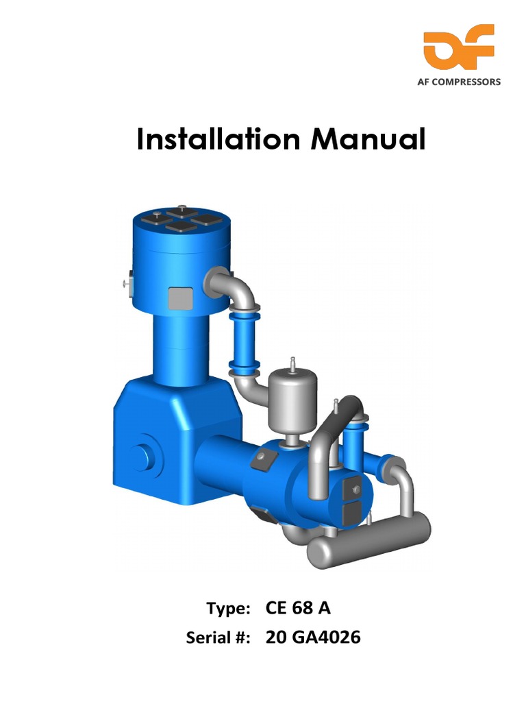 Installation Manual | PDF | Pipe (Fluid Conveyance) | Water
