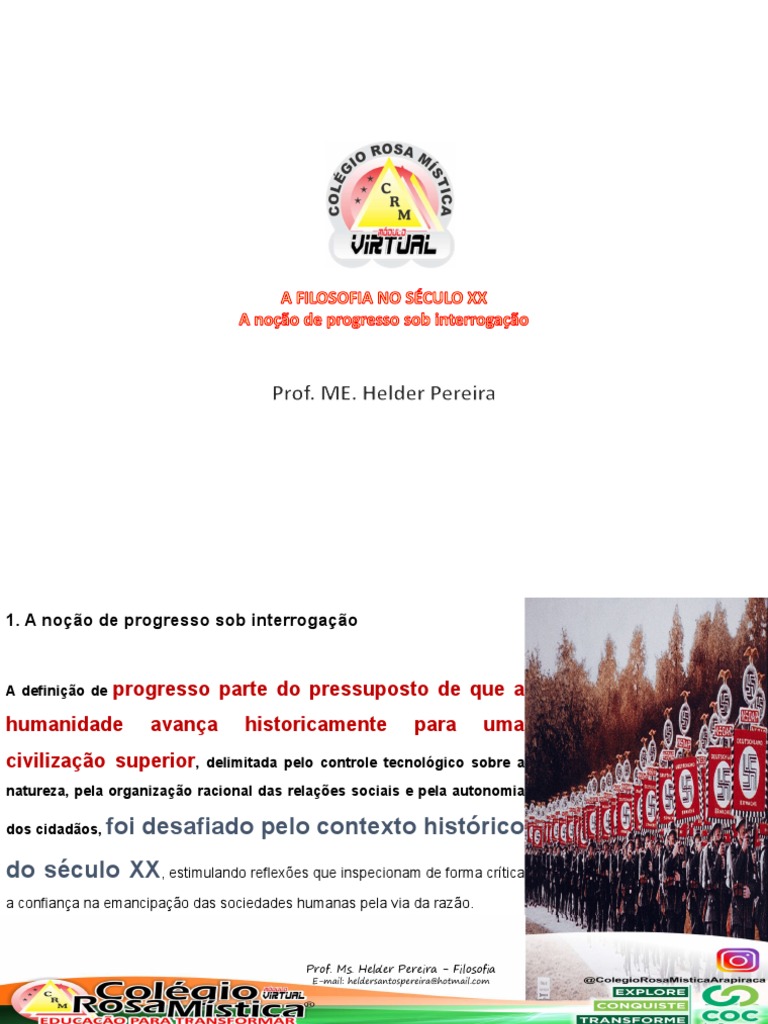 Progresso em questão | PDF | Escola de Frankfurt | Razão