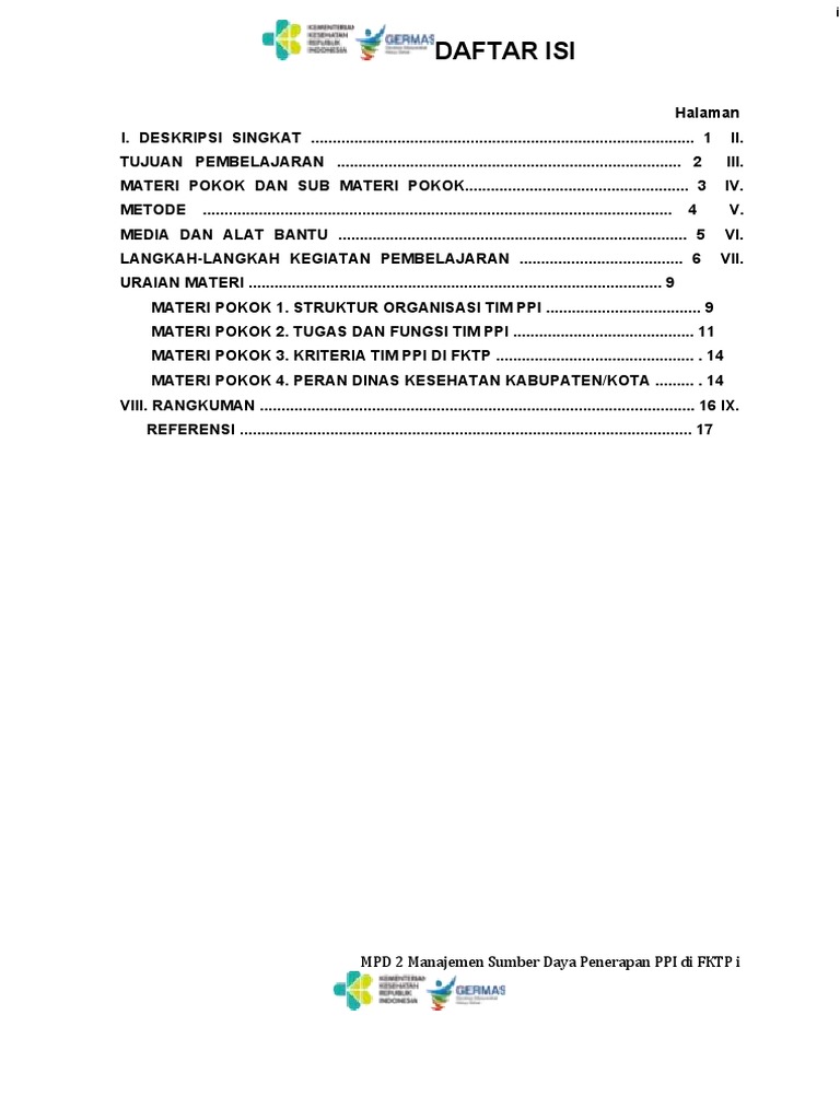 Pelatihan PPI di FKTP | PDF