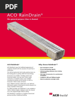 ACO Brickslot Drain Specifications | PDF | Drainage | Civil Engineering