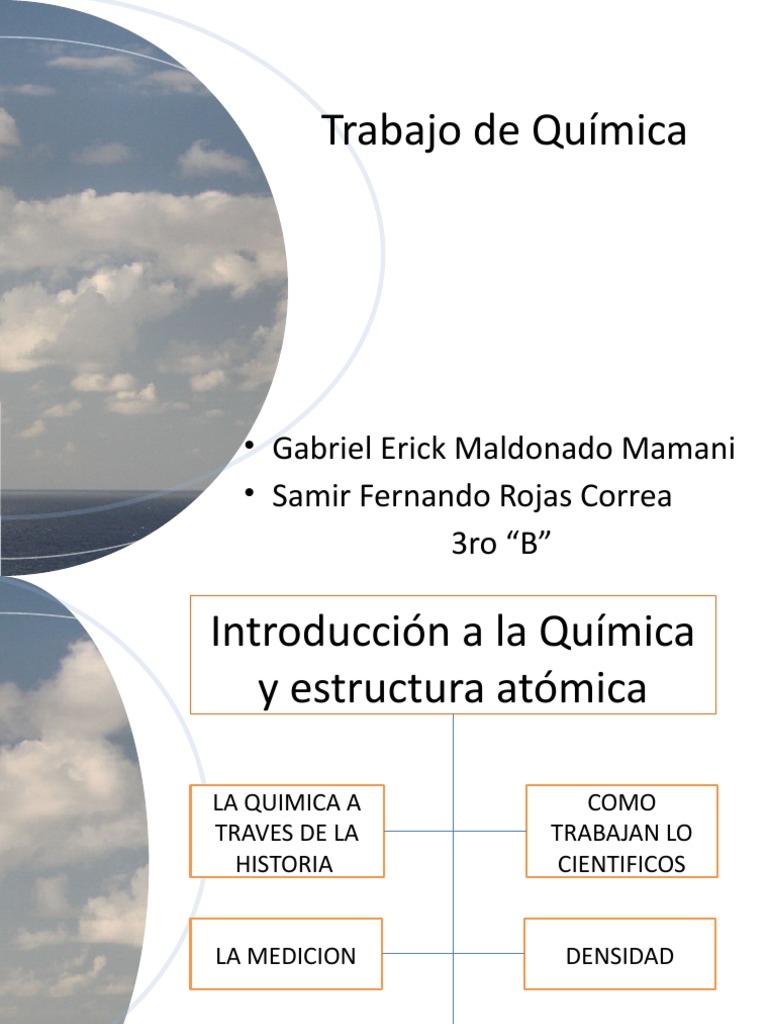 Introduccion A La QUIMICA | PDF | Temperatura | Química